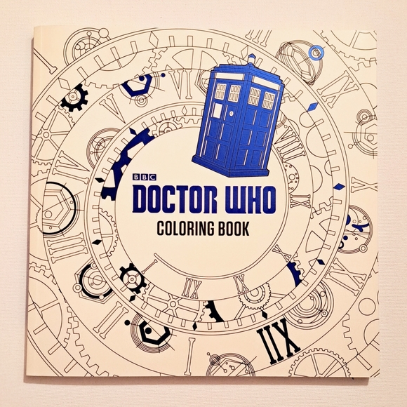 doctor who | Art | Nwt Doctor Who Coloring Book | Poshmark